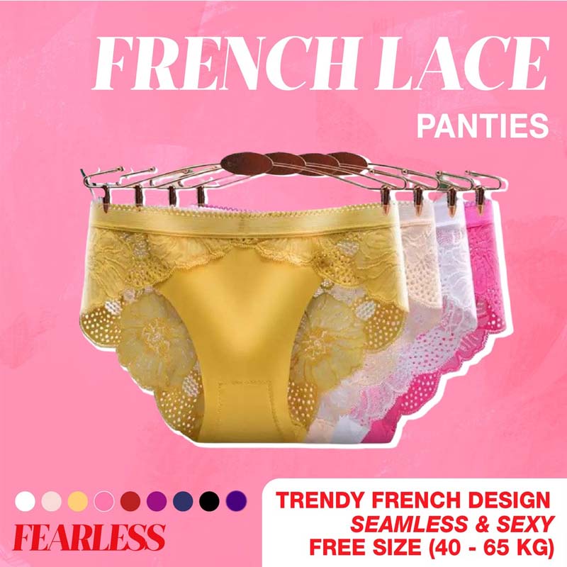 Jual FEARLESS - French Lace Panties | Shopee Indonesia