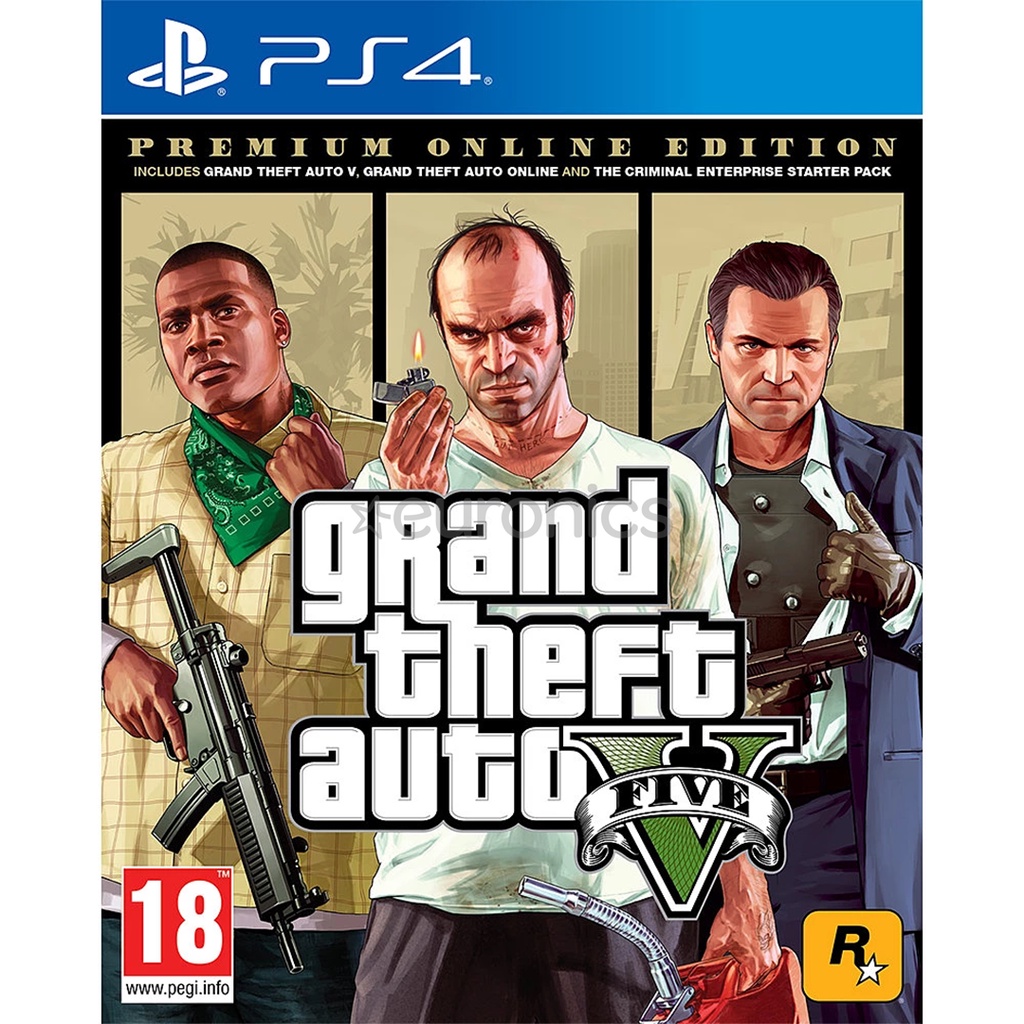 Jual Gta V Premium White Shark Bundle PS5 PS4 Digital Version | Shopee ...
