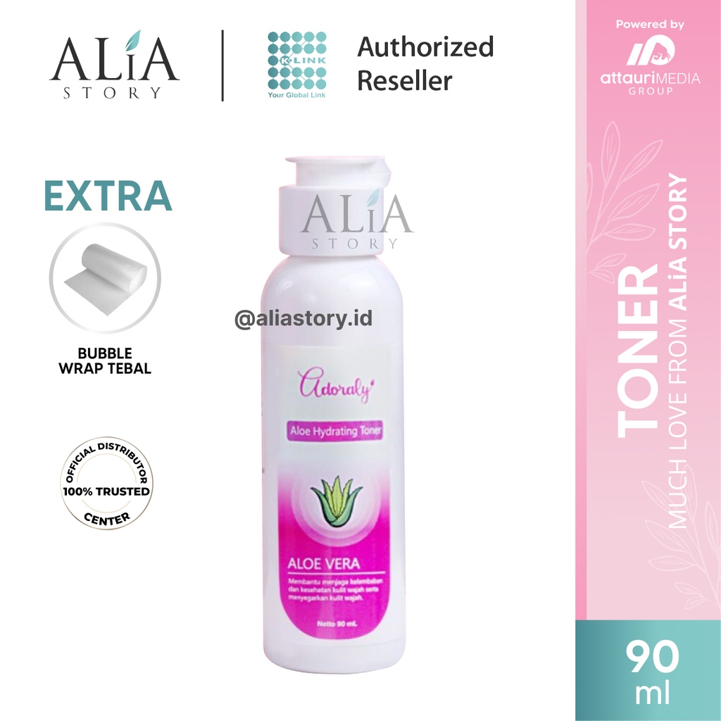 Jual Adoraly Skincare Hydrating Toner with Aloe Vera 90 ml Original ...