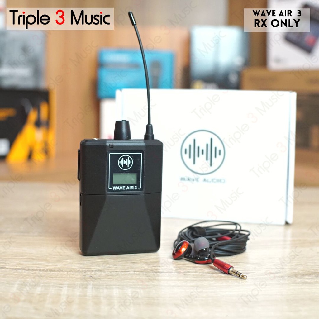 Jual WAVE AIR 3 wireless in ear monitor IEM system Receiver rx only ...