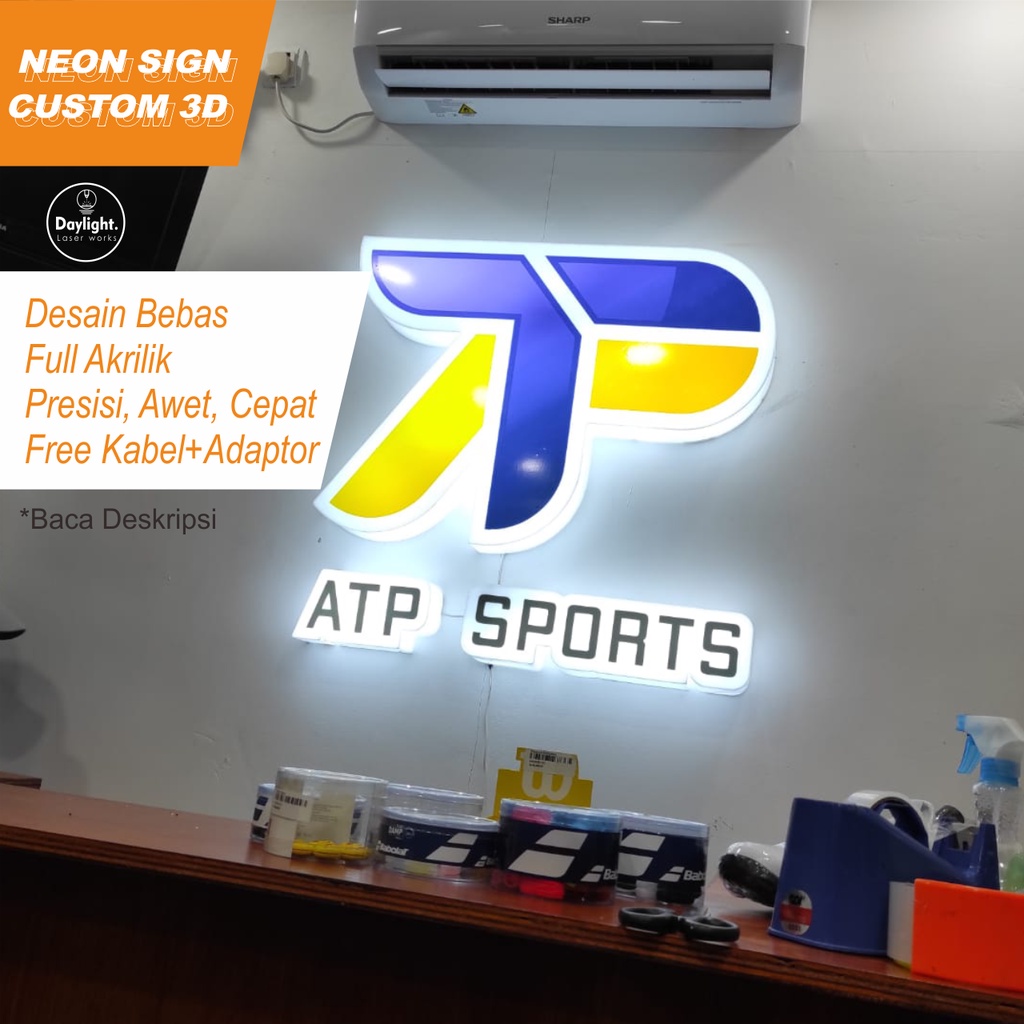 Jual Huruf 3d Akrilik - Neon Box 3d - Neon Box Custom Logo | Shopee ...