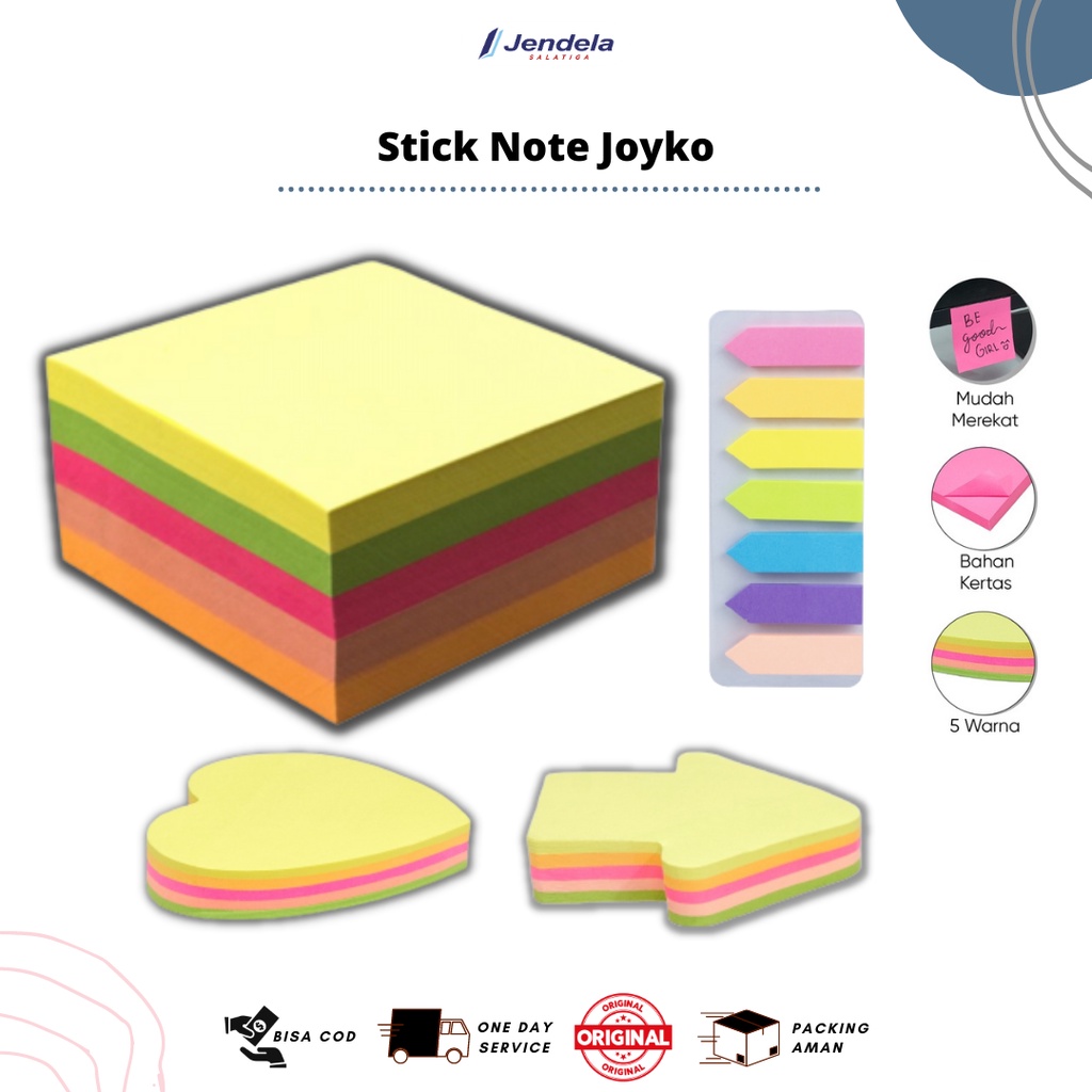Jual Stick Note Joyko / Memo Tempel Joyko / Stick Note Panah - ATK ...