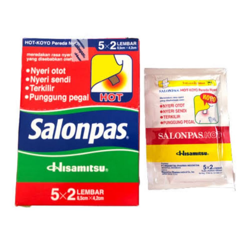 Jual Salonpas Koyo Hot Merah 5x2 1 Box | Shopee Indonesia