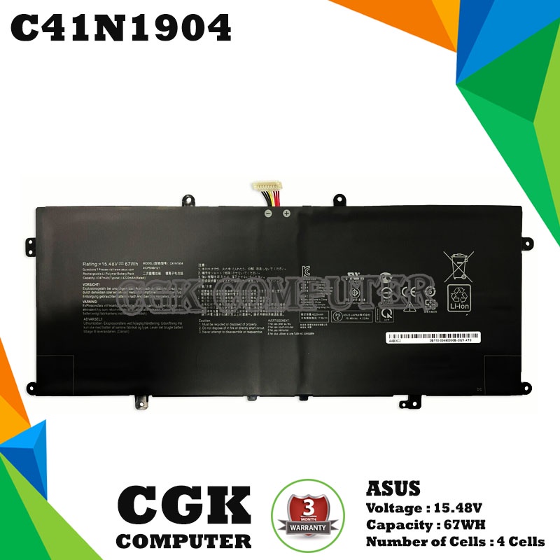 Jual Baterai Laptop ASUS ZenBook 13 UX325JA UX325EA UX325SA UX325UA ...