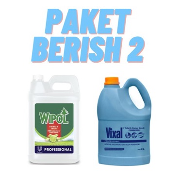 Jual Paket Wipol 4.5 L + Vixal 2L | Shopee Indonesia