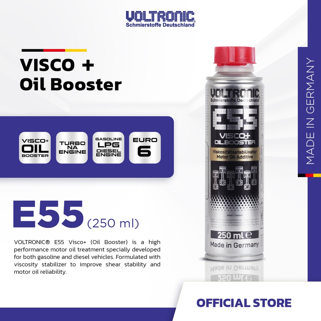Jual VOLTRONIC E55 - Visco+ Oil Booster (Motor Oil Additive) - Additive Oli Mobil Motor, Engine ...
