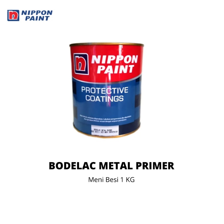 Jual Nippon Paint Bodelac Metal Primer 1KG (Meni Besi) Cat Dasar Besi | Shopee Indonesia