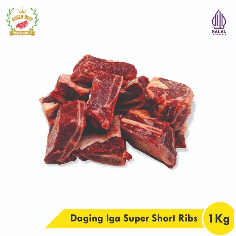 Jual Iga Sapi Super Short Rib Tebal 1kg / Iga Bakar / Iga konro / sop ...