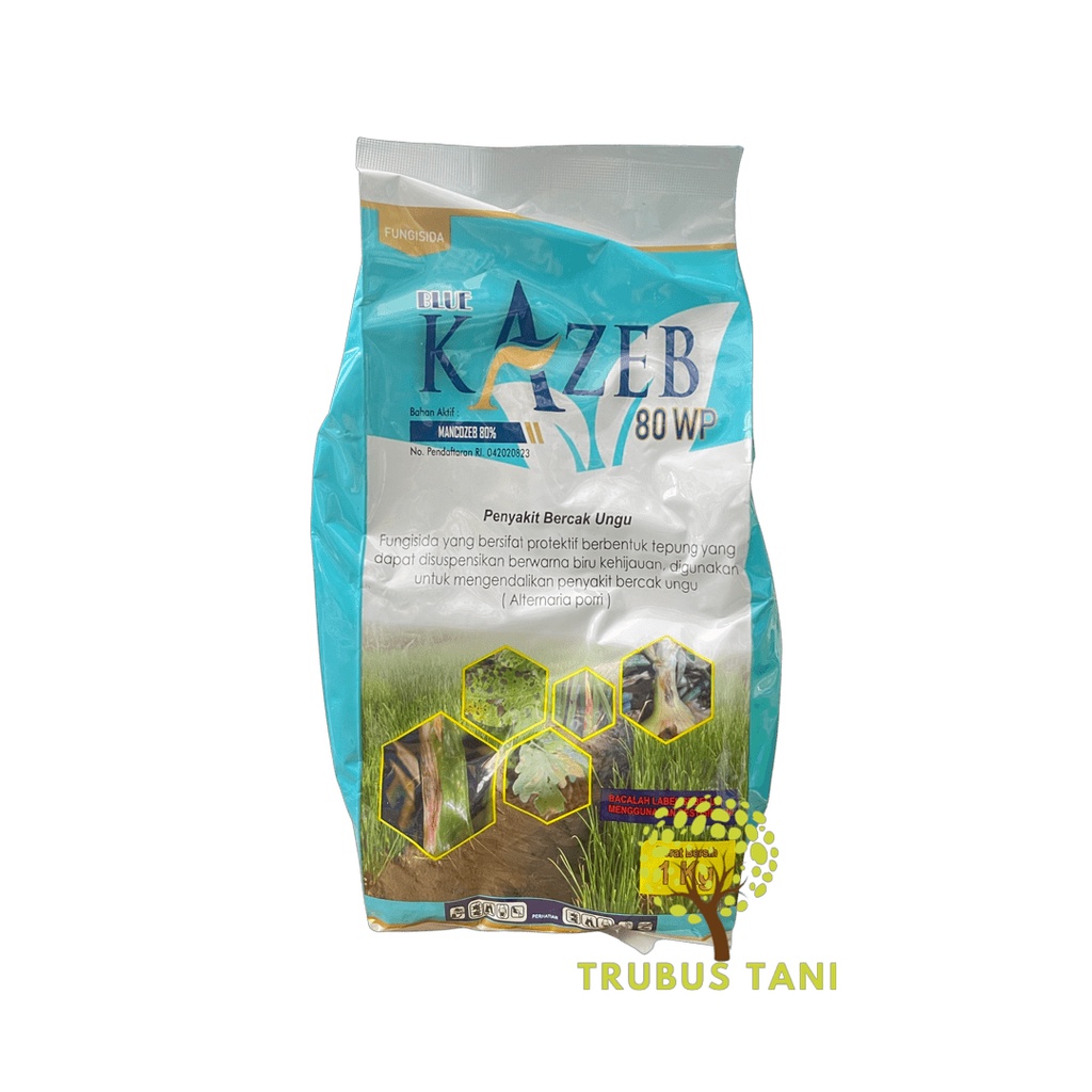 Jual FUNGISIDA - KAZEB 80WP - 1KG mancozeb biru | Shopee Indonesia
