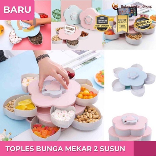 Jual Toples bunga mekar Toples bunga putar Toples bunga putar 2 susun ...