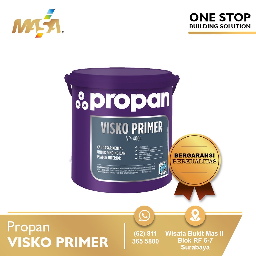 Jual CAT DASAR PROPAN VISKO PRIMER VP-4005 TERMURAH KEMASAN 21KG ...