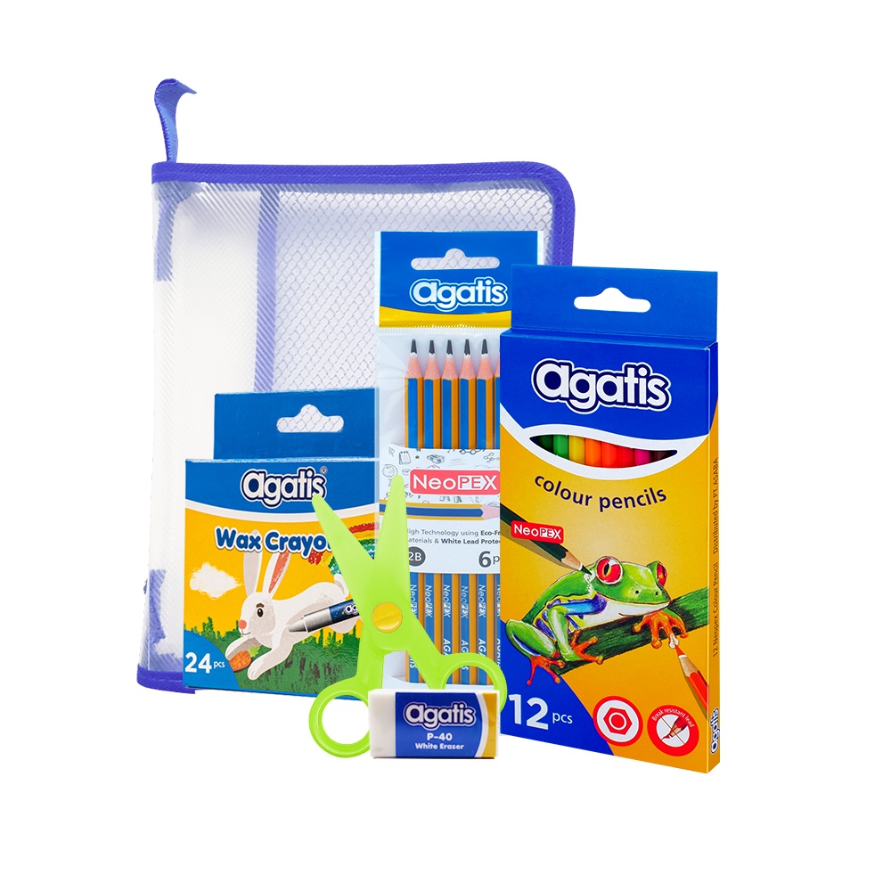 Jual AGATIS - Paket Alat Tulis Mewarnai SD / Set Lengkap Sekolah ...