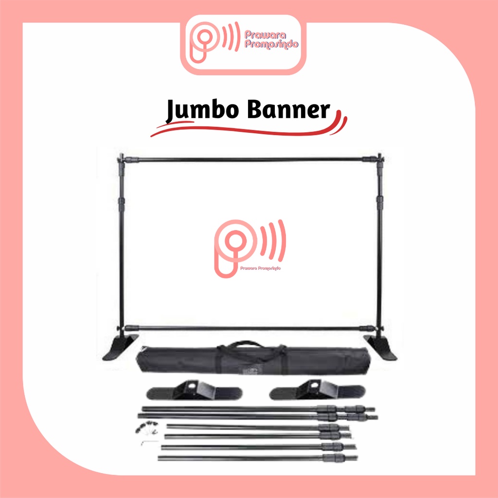 Jual Jumbo Banner / Backwall / Backdrop / Stand Backdrop | Shopee Indonesia