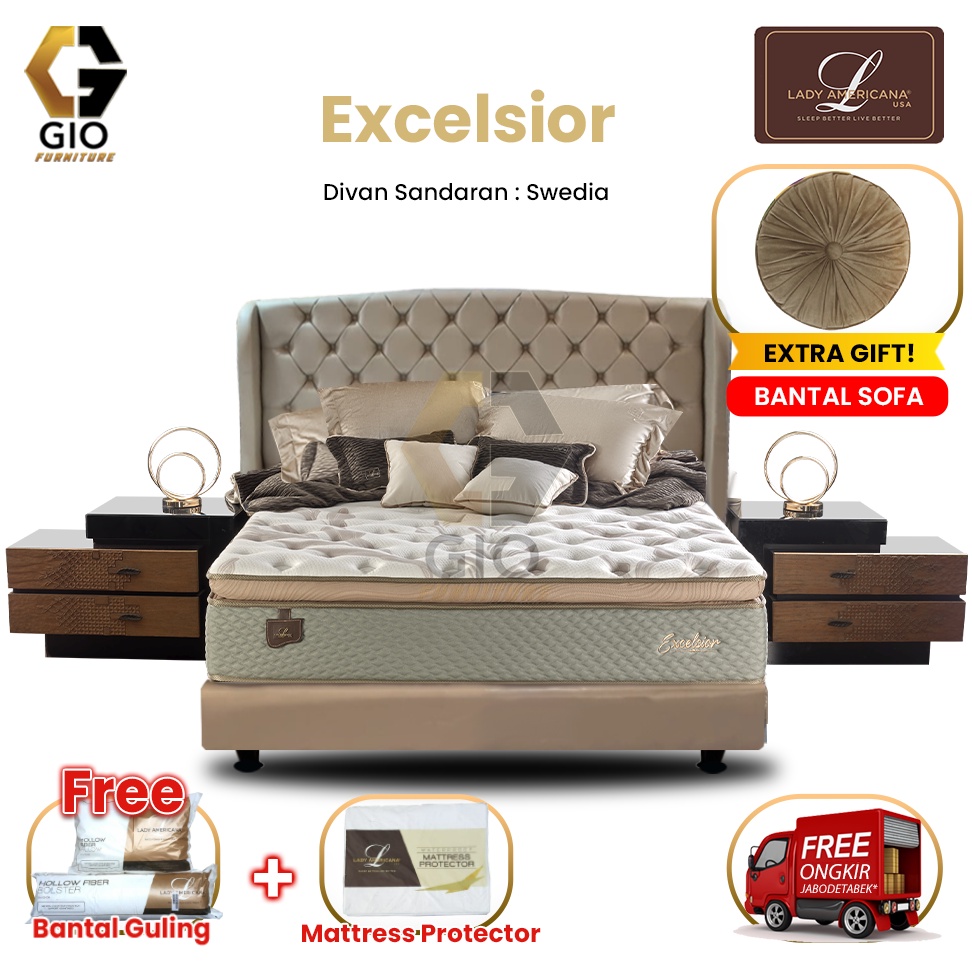 Jual Kasur Lady Americana Excelsior - Lady Americana Spring Bed ...