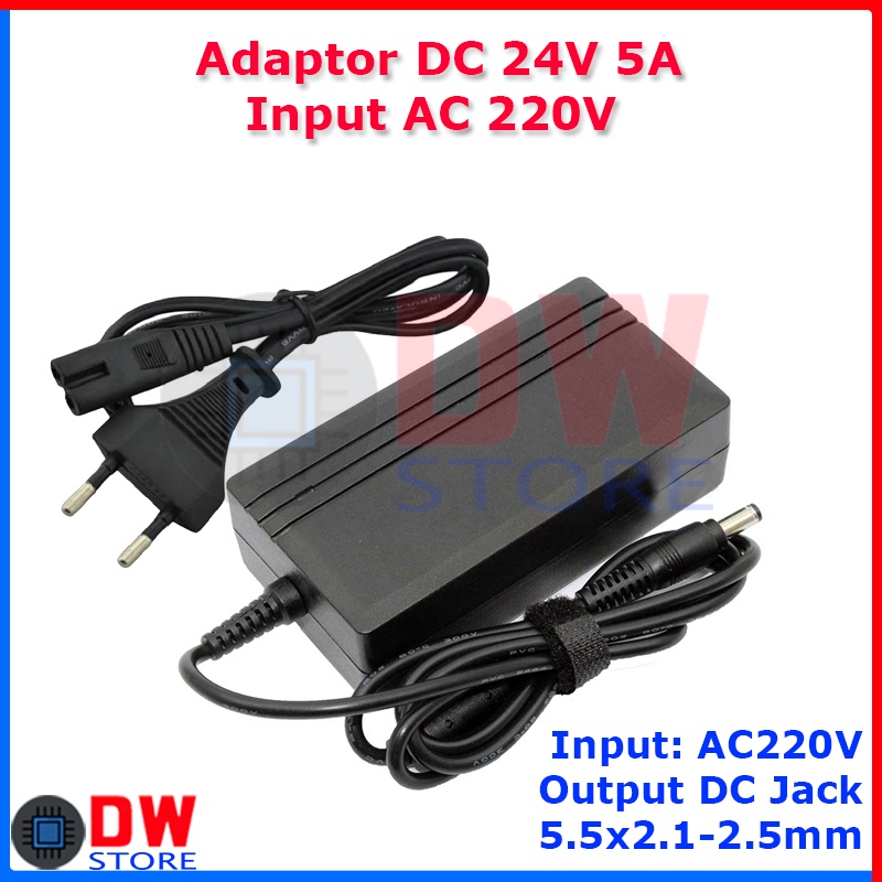 Jual ADAPTOR DC 24V 5A POE POWER SUPPLY 24VDC 24 VDC 24 V 5 AMPERE WIFI ...