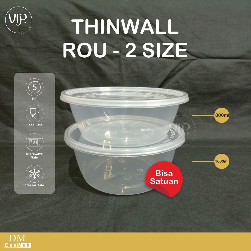 Jual Thinwall Bulat/RB 800ml - 1000ml / Thinwall Round/RB 800ml ... Jual Thinwall Bulat/RB 800ml - 1000ml / Thinwall Round/RB 800ml ...