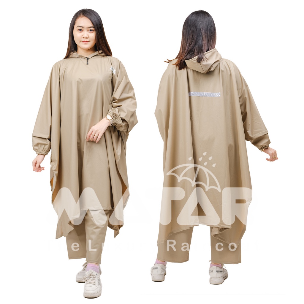 Jual Jas Hujan Ponco Lengan Celana / Mantel Ponco Bahan PVC 0,25 Tebal Anti Rembes | Shopee ...