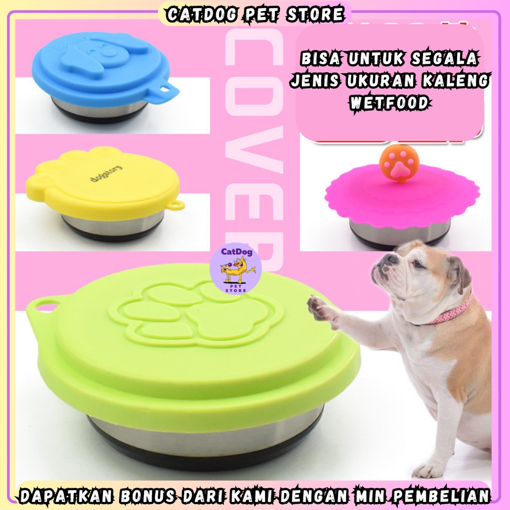 Jual TUTUP KALENG MAKANAN KALENG KUCING ANJING / PENUTUP PAKAN KALENG ...