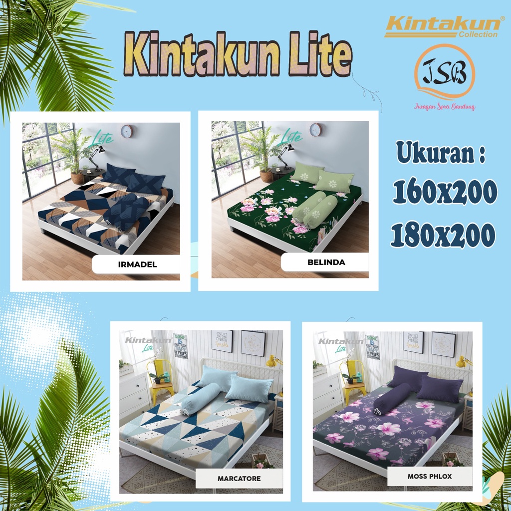 Jual Sprei - Sprei Kintakun Lite Series Uk 180x200 King / 160x200 Queen ...