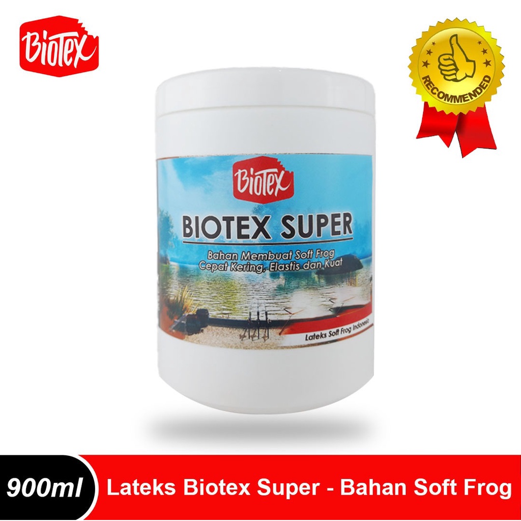 Jual Lateks Biotex Super Bahan Bikin Soft Frog 900 Ml | Shopee Indonesia