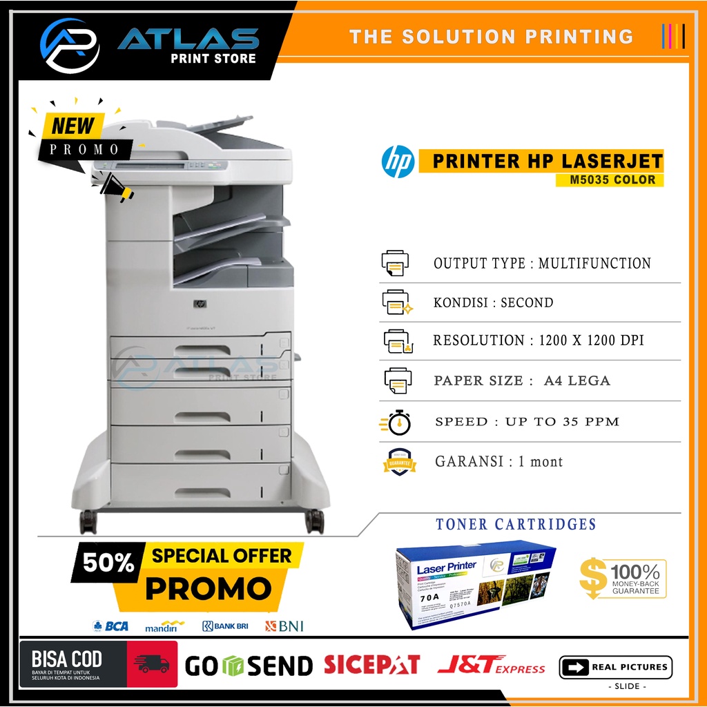 Jual Printer HP LaserJet M5035 MFP Series Multifungsi | Shopee Indonesia