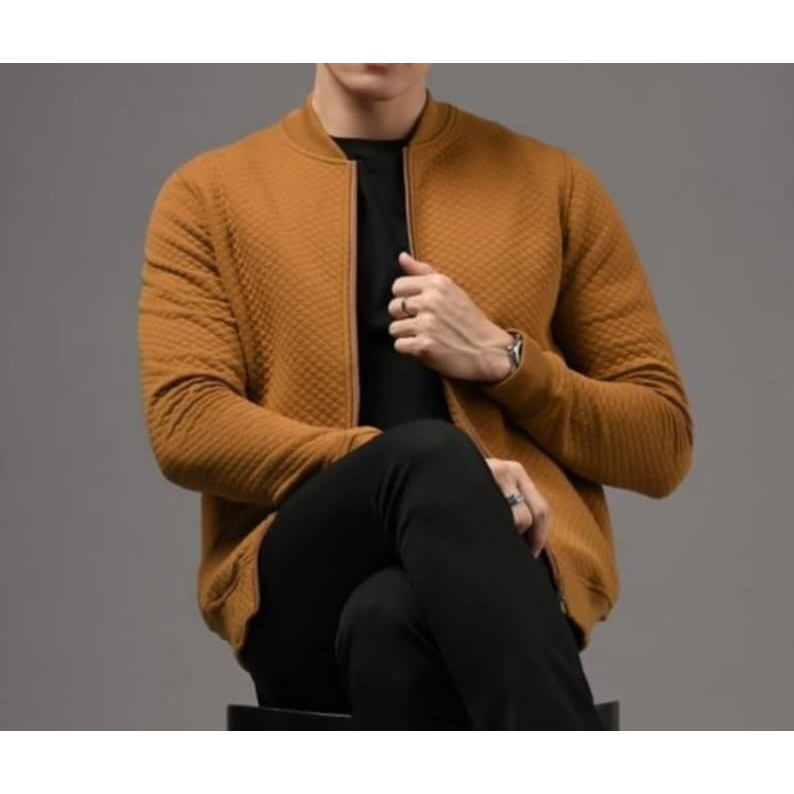 Jual Jaket Comfy Pria Bomber | Shopee Indonesia