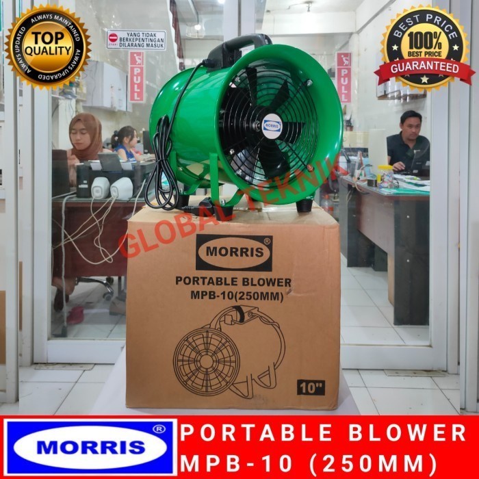 Jual Air ventilator portabel 10 inch kipas blower merek MORRIS | Shopee Indonesia