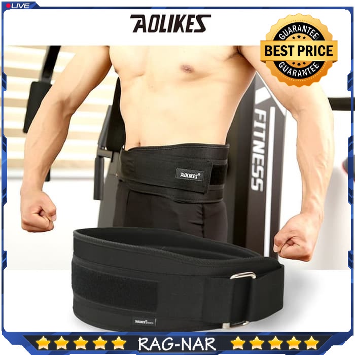 Jual Terlaris Aolikes 1698 Waist Support Belt Weightlifting ...