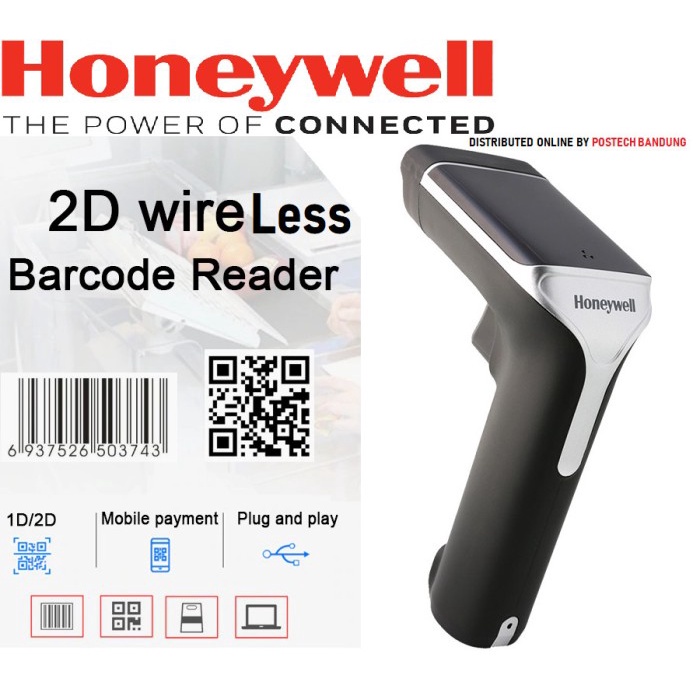 Jual Barcode Scanner Wireless Honeywell OH4502 / OH-4502 - 2D QR CODE | Shopee Indonesia