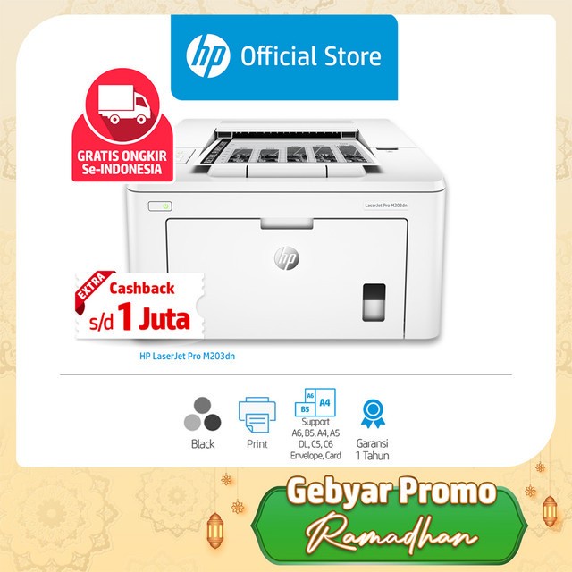 Jual HP LaserJet Pro M203dn Printer - G3Q46A | Shopee Indonesia