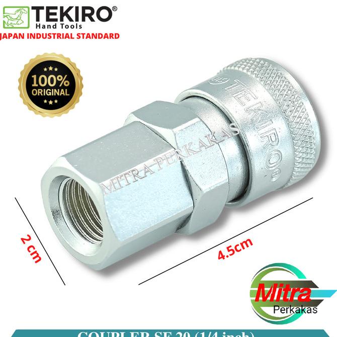 Jual QUICK COUPLER TWO TOUCH UKURAN 20SF TEKIRO | Shopee Indonesia
