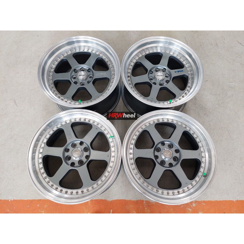 Jual Velg Bekas Rep Work Meister Ring 17 Lebar 8/9Inc Pvd 4x100/4x114,3 ...