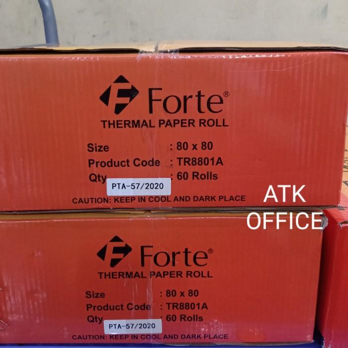 Jual Kertas Kasir Thermal Roll 80 x 80 mm Forte Paket Hemat 1karton ...