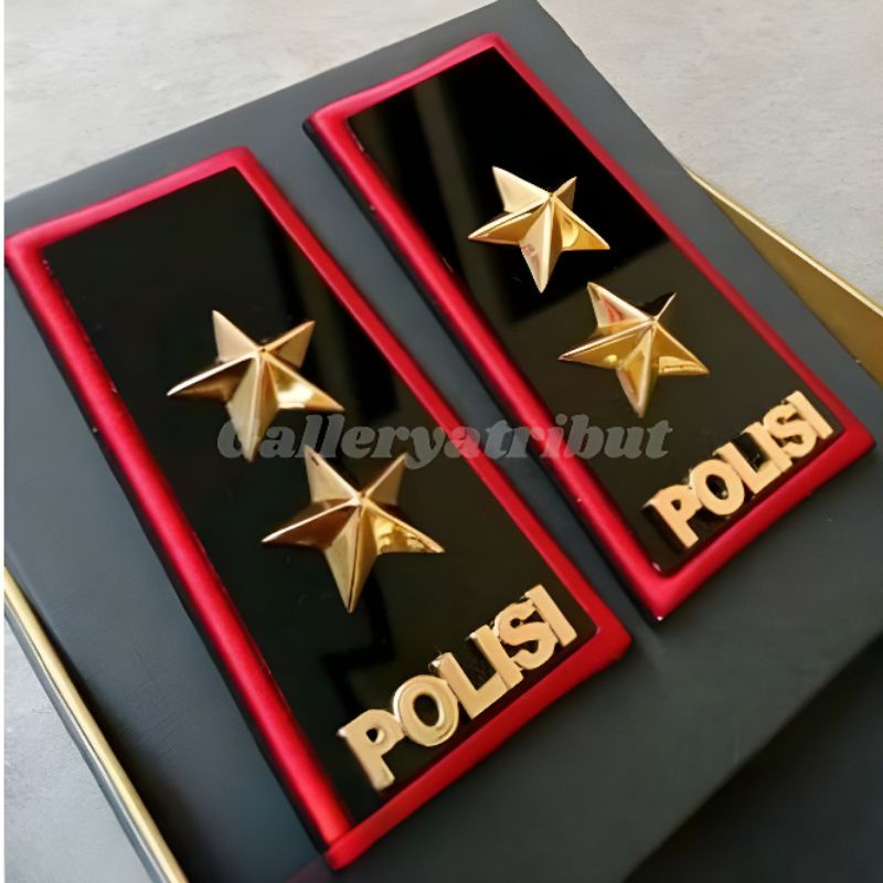Jual pangkat Irjen PDH polri Lis bordir merah | Shopee Indonesia