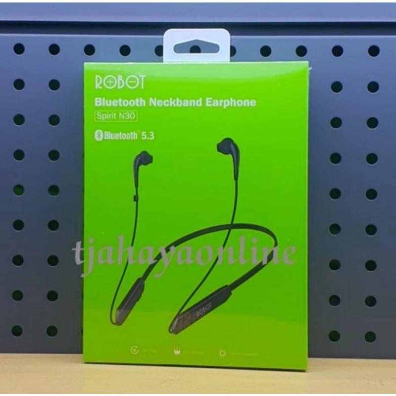 Jual Robot Spirit N30 Bluetooth 5.3 Neckband Earphone Earbuds ( new N10 ...