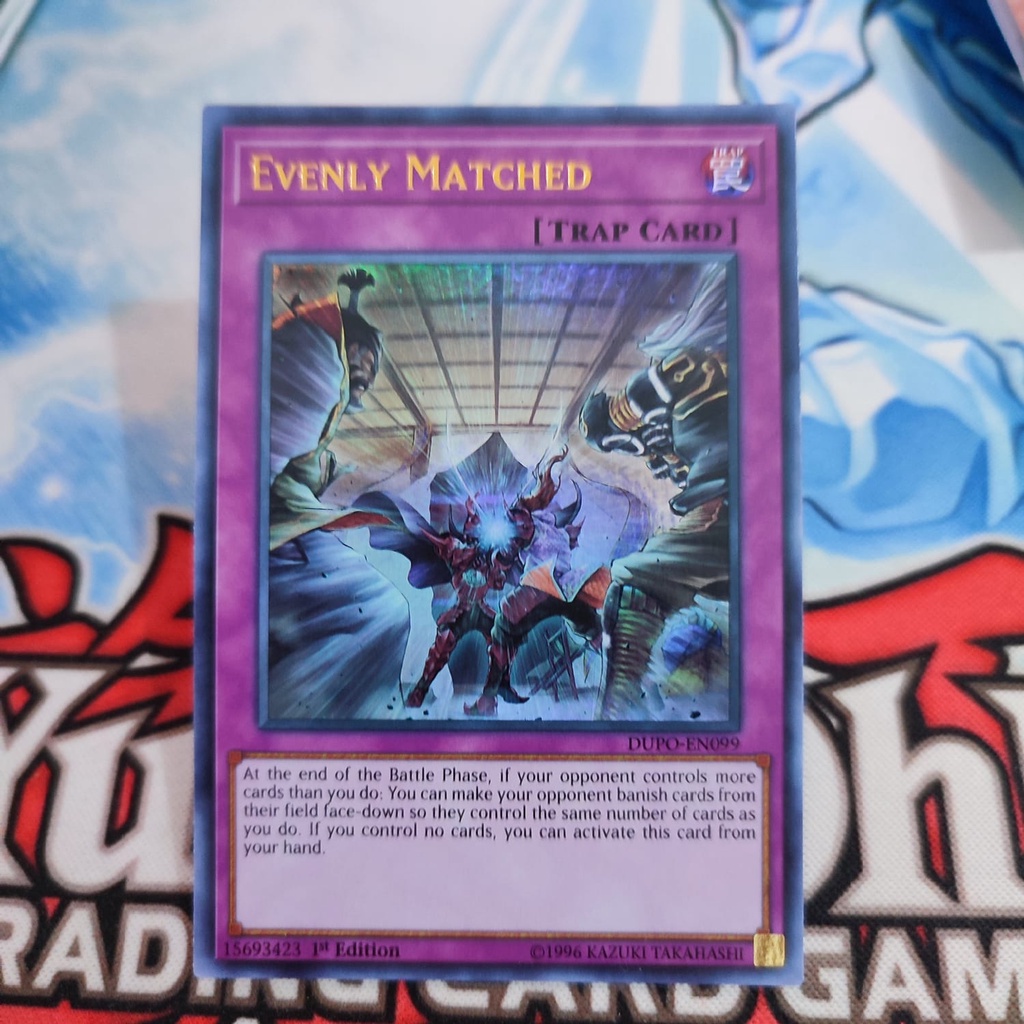 Jual yugioh evenly matched dupo ultra rare 1st original | Shopee Indonesia