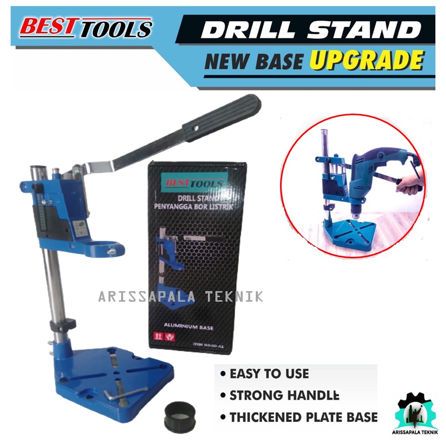 Jual Drill stand Dudukan Mesin Bor Tangan Menjadi Bor duduk DRILL STAND BOR BESTTOOLS | Shopee ...