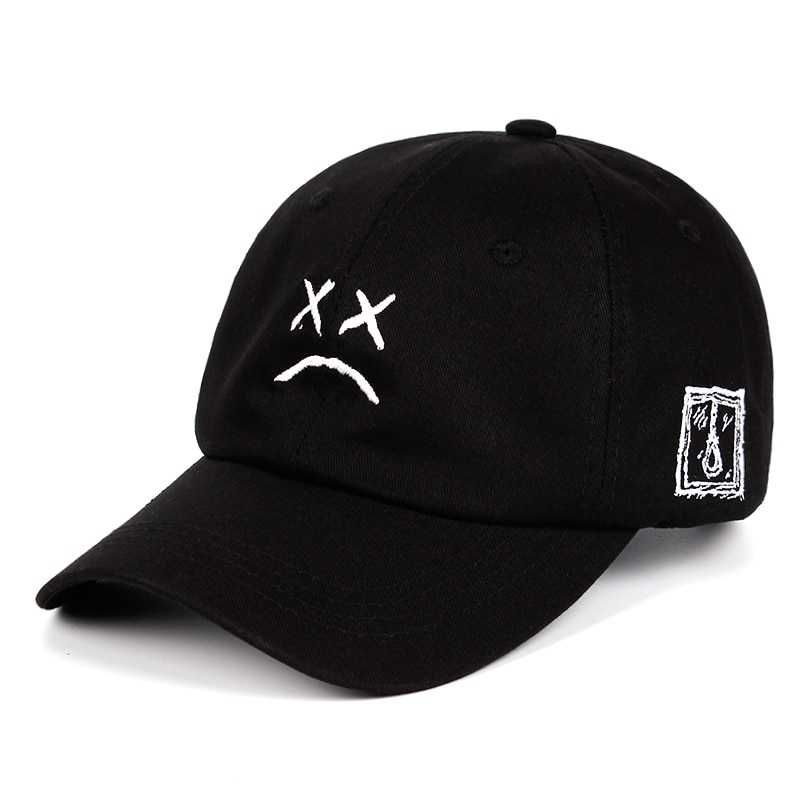 Jual VORON Topi Baseball Snapback Marshmello Emoticon Sad | Shopee ...