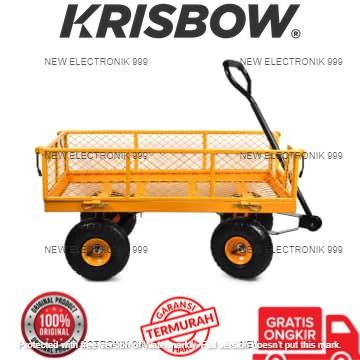 Jual KRISBOW TROLI BARANG 300KG 139X62X115CM TOOL CART PNEUMATIC ...