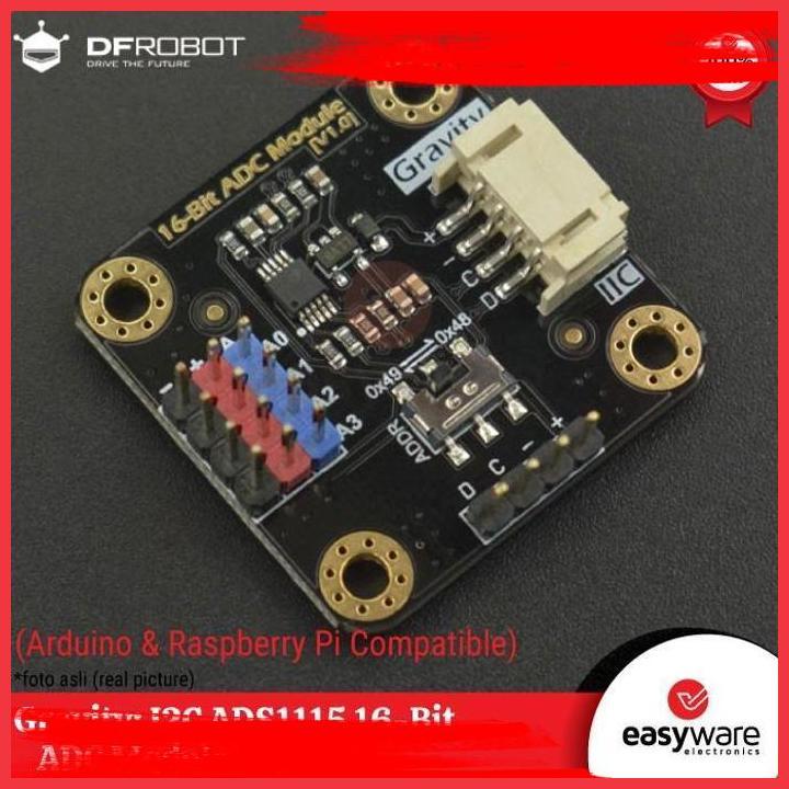 Jual (EASY) DFROBOT ADS1115 16-BIT ADC MODULE GRAVITY: I2C ADS1115 | Shopee Indonesia