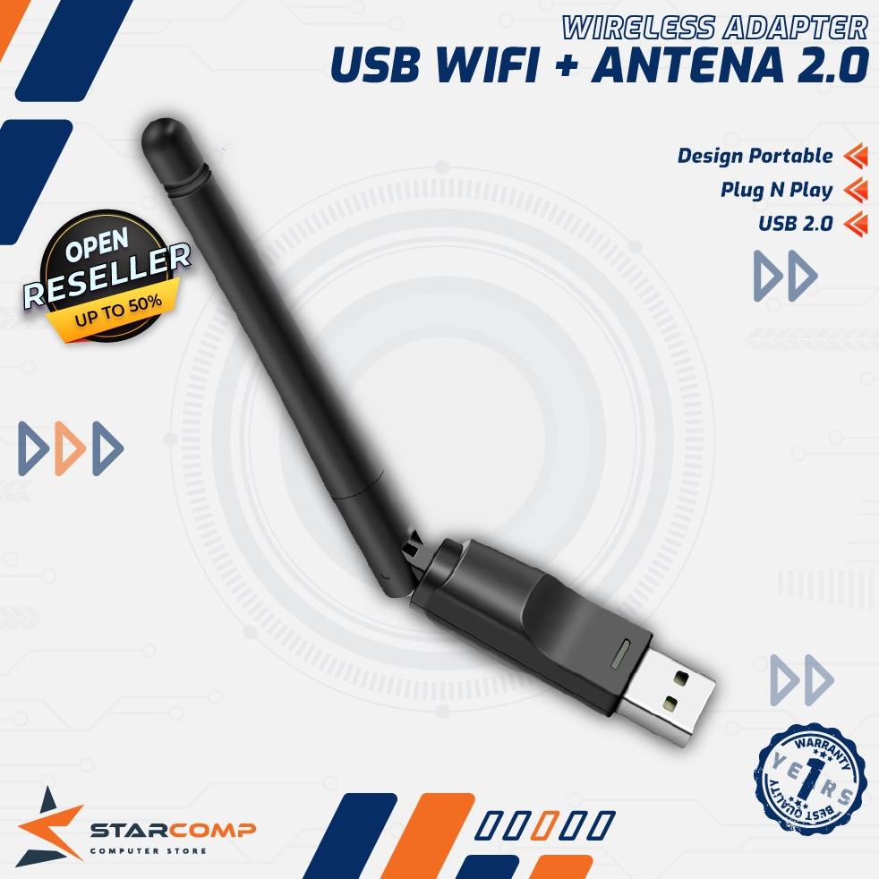 Jual USB WiFi 150Mbps + Antena Wireless Adapter 150Mbps | Shopee Indonesia