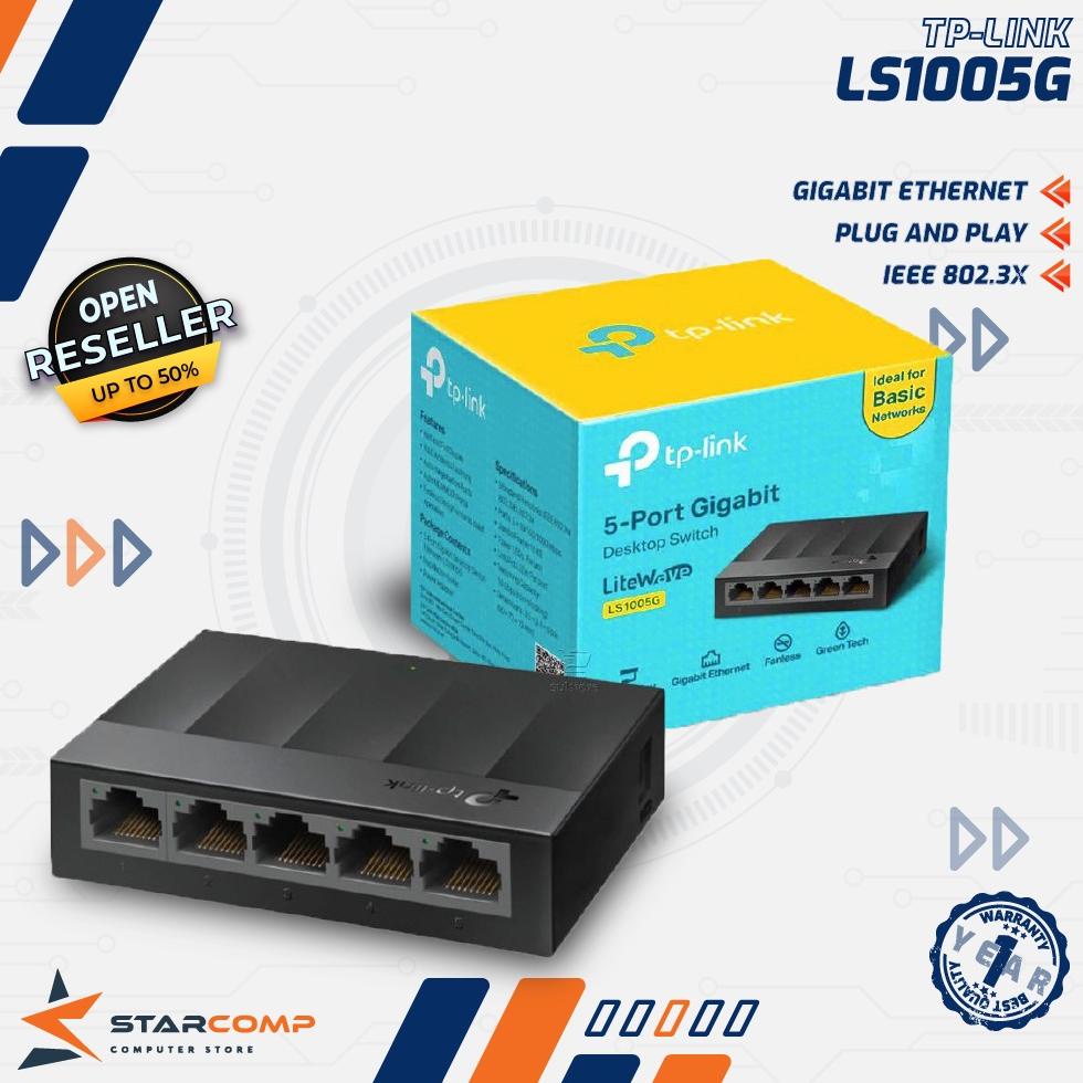 Jual TP-LINK LS1005G Desktop Switch 5 Port Gigabit Switch Hub Rp160.000 | Shopee Indonesia