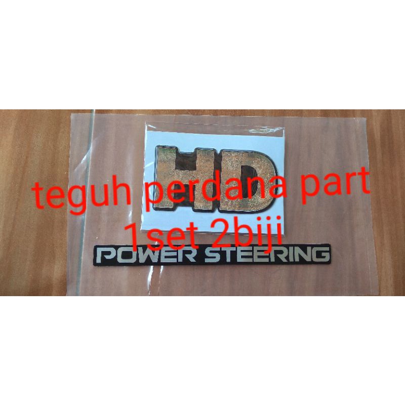 Jual Emblim Logo HD ragasa dan stiker powersteering 1set 2biji gratis ...