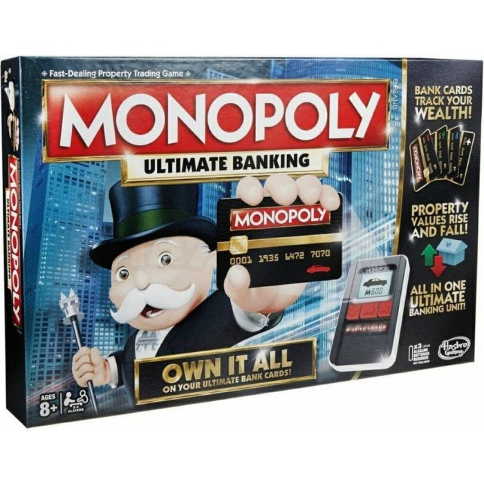 Jual HASBRO Gaming, Monopoly Ultimate Banking | Shopee Indonesia