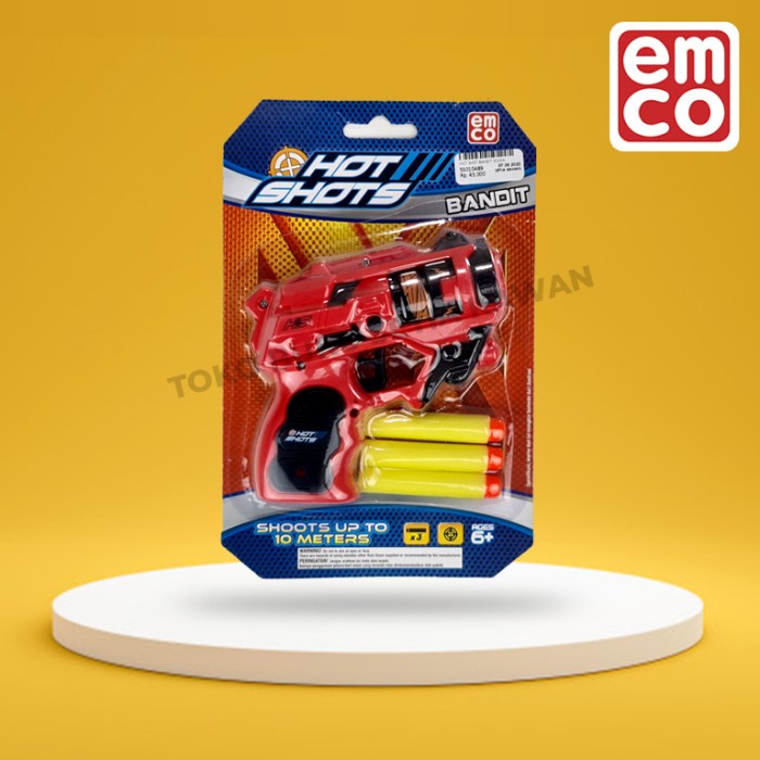 Jual Pistol Mainan Mirip NERF GUN Emco Hot Shots Bandit Pocket Gun ...