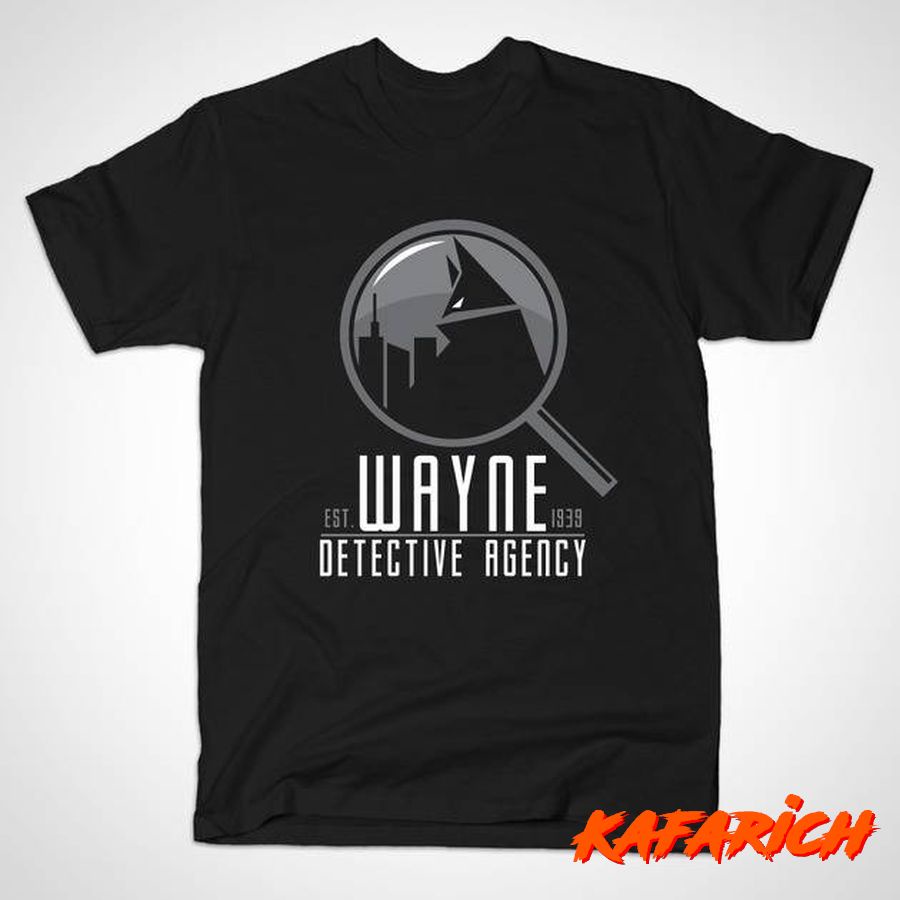 Jual Kaos Custom Popular Wayne Detective Agency 1939 Batman Bruce Wayne ...