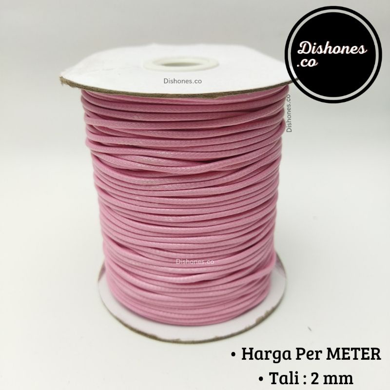 Jual (PER METER) 2mm Tali Gelang Warna Warni / Tali Gelang Korea Anti ...