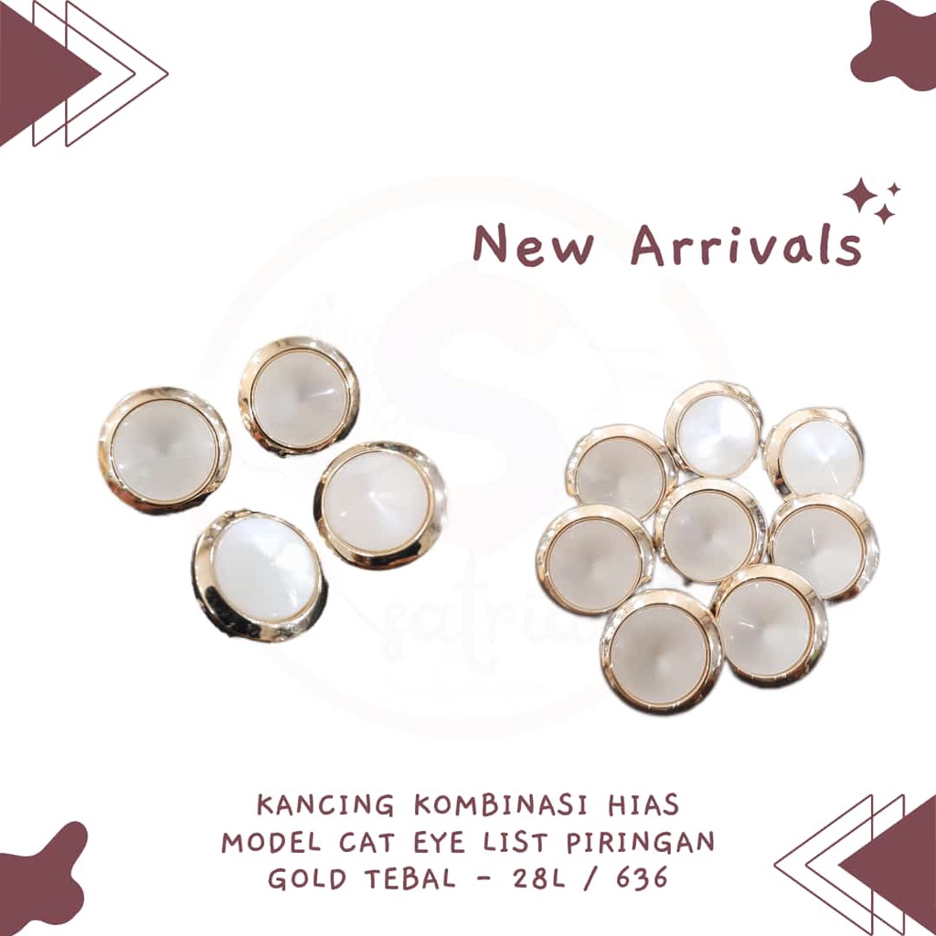 Jual KANCING IMP KOMBINASI IP MAS/KANCING KEBAYA/KANCING HIAS/KANCING ...