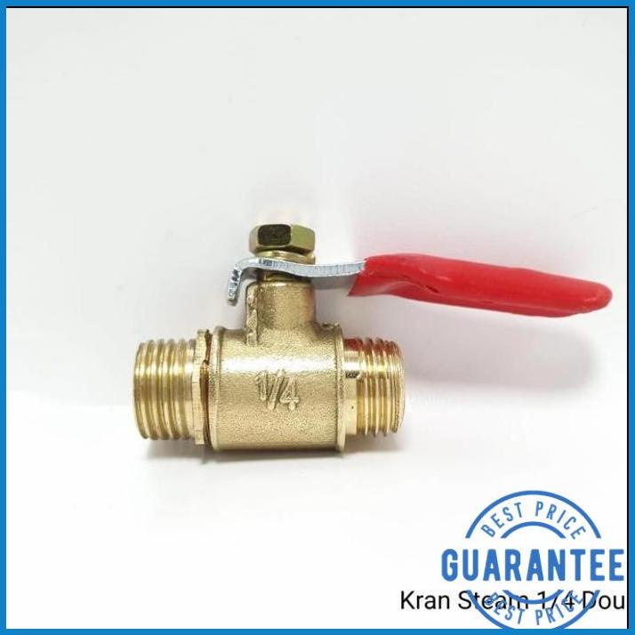 Jual KRAN STEAM AC 1 4 DOUBLE DRAT STOP KRAN JET CLEANER 1 4 DOBLE ...