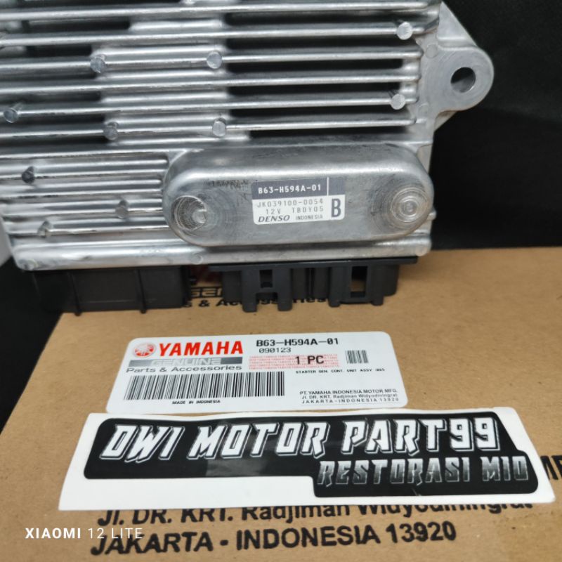 Jual ENGINE CONTROL UNIT SGCU ECM ECU AEROX NON KEYLESS TYPE B B63-H594A-01 /20 ORIGINAL ...